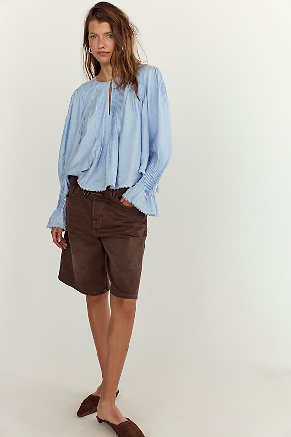 FREE PEOPLE Free People Thousand Pintucks Blouse